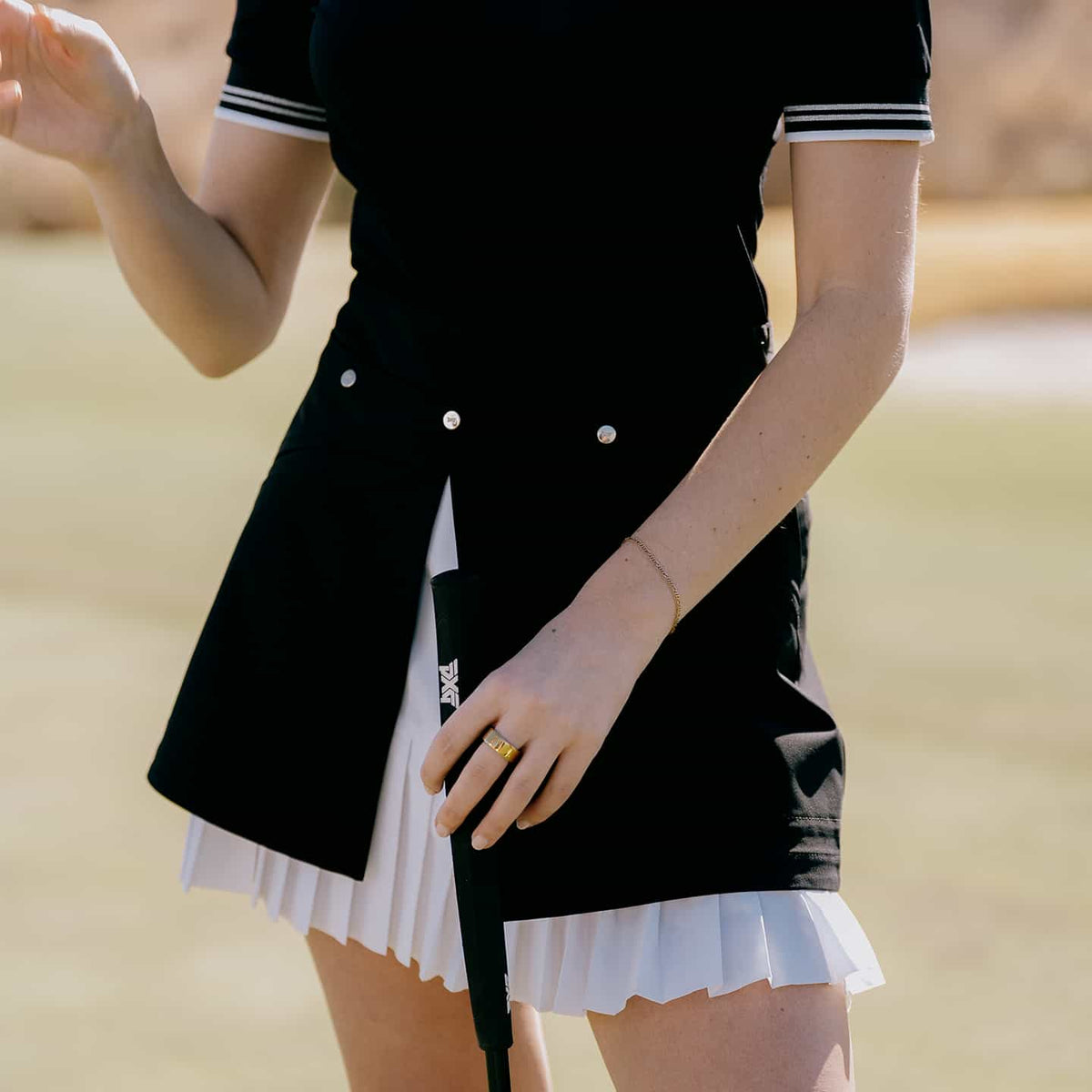 Women's Apron Pleated Skirt | PXG